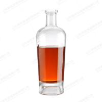 China Base Material Glass Glass Whiskey Vodka Bottles with Custom Size Accepted 500ml 750 Ml for sale