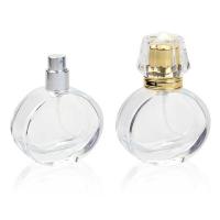 China 10ml 50ml 60ml 100ml Luxury Transparent and Frosted Perfume Glass Bottle with Lids for sale