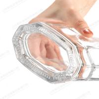 China Healthy Lead-free Glass Bottle Custom Size Accepted for Glass Whiskey Decanter 750 Ml for sale