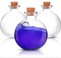China 50ml 60ml 100ml Mini Luxury Perfume Glass Bottle with Square and Round Pink Design for sale