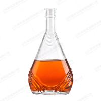 China 500ml 750ml 1000ml Glass Bottles for Gin Whisky Liquor Vodka Spirit Customized Bottle Color for sale