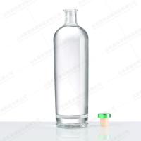 China Clear 500ml 700ml 750ml 1000ml Liquor Glass Bottle with Acceptable Customer's Logo for sale
