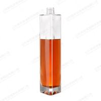 China Customized Size Transparent White Wine Glass Bottle for Liquor Decanter Whiskey Glass for sale