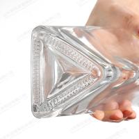 China Customized Size Transparent White Wine Glass Bottle for Liquor Decanter Whiskey Glass for sale