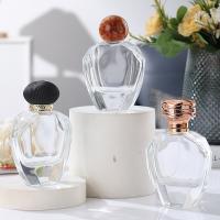 China 10ml 20ml 50ml 100ml Crystal Clear Perfume Glass Bottle with Cap Glass Body Material for sale