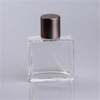 China 10ml 20ml 50ml 100ml Crystal Clear Perfume Glass Bottle with Cap Glass Body Material for sale