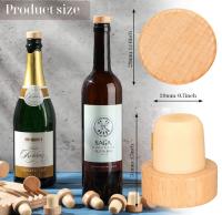 China Wine Glass Bottle Stoppers Customizable with Direct and Acceptable Customer's Logo for sale