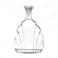China 750ml Clear Transparent Glass Wine Bottle for Whisky/Vodka/Liquor Customization Logo for sale