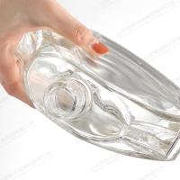 China Custom Size Accepted Glass Bottles for Vodka XO Whisky Brandy Shape in 350ml 550ml 750ml for sale