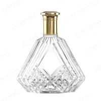 China Glass Shot Bottle Custom Luxury 500ml 750ml 1000ml for Bar Acid Etch Surface Handling for sale