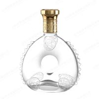 China Hot Stamping Glass Bottle 1000ML 750ML 250ml Empty For Vodka Brandy for sale