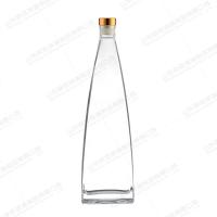 China Glass Whiskey Decanter 100ml 200ml 375ml 500ml 750ml Flint Handmade Transparent Frosted for sale