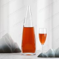 China Glass Whiskey Decanter 100ml 200ml 375ml 500ml 750ml Flint Handmade Transparent Frosted for sale