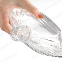China Whiskey XO Empty Liquor Spirit Bottle with 750ml 500ml Capacity and Glass Lid Sealing Type for sale