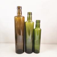 China 250ml/500ml Olive Oil Mason Jar Kitchen Bottle in Dark Glass Hot Stamping for Kitchen for sale