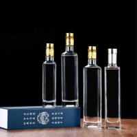 China Acceptable Customer's Logo Square Glass Olive Oil Dispensing Bottle for Food Industry for sale