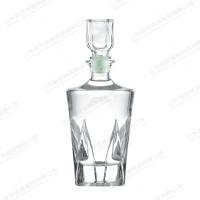 China Tequila and Wine Drinking Crystal Whiskey Set with Glass Vodka Liquor Decanter for sale