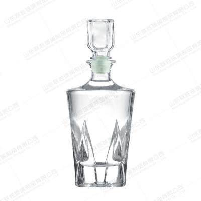 China Tequila and Wine Drinking Crystal Whiskey Set with Glass Vodka Liquor Decanter for sale