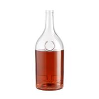 China Rubber Stopper Sealing Type 750ml 500ml Glass Liquor Spirits Bottles for Vodka Whiskey for sale