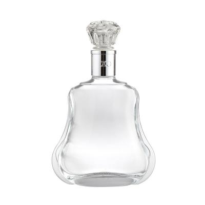 China 50ml Clear Glass Whisky Bottle with Hot Stamping Surface Handling Healthy Lead-free for sale