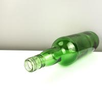 China Body Material Glass 750ml Clear Round Olive Oil Bottle for Dispensing and Storage for sale