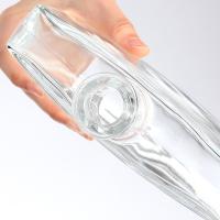 China 750ml Glass Bottle for Beverage Base Material Glass Industrial Whiskey Vodka Gin Rum for sale