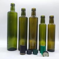 China Hot Stamping Custom Size Accepted Empty Round Glass Bottle for Cooking Oil and Vinegar for sale