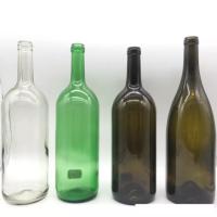 China Hot Stamping Custom Size Accepted Empty Round Glass Bottle for Cooking Oil and Vinegar for sale