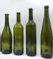 China Hot Stamping Custom Size Accepted Empty Round Glass Bottle for Cooking Oil and Vinegar for sale