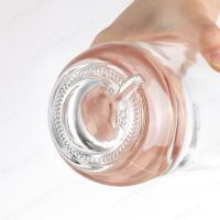 China Customized 500ml 750mL 1000ml Transparent Thick Bottom Glass Wine Bottle with Cork for sale
