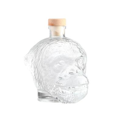 China Healthy Lead-free Glass Bottle for Wine Vodka in Customized Colors and Diverse Styles for sale