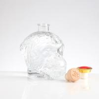 China Healthy Lead-free Glass Bottle for Wine Vodka in Customized Colors and Diverse Styles for sale