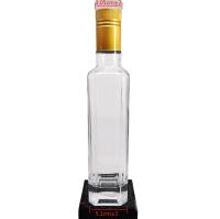 China 100ml 250ml 500ml Round Empty Olive Oil Glass Bottle with Hot Stamping Surface Handling for sale