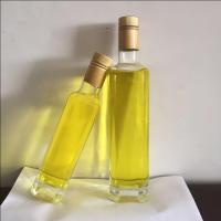 China 100ml 250ml 500ml Round Empty Olive Oil Glass Bottle with Hot Stamping Surface Handling for sale