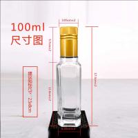 China 100ml 250ml 500ml Round Empty Olive Oil Glass Bottle with Hot Stamping Surface Handling for sale