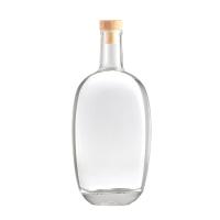 China Glass Base Material 200ml 250ml 350ml 750ml Whisky Wine Liquor Bottles for Market for sale