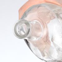 China Glass Base Material 200ml 250ml 350ml 750ml Whisky Wine Liquor Bottles for Market for sale