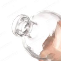 China Transparent Super Flint Glass Bottle with Cap Cover 700ml 750ml Custom Size Accepted for sale