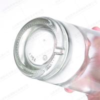 China 500ml Absinthe Round Glass Bottle with Long Neck Spirit Glass Bottle in Customized Color for sale