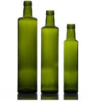 China Glass Olive Oil Bottle 250ml 500ml Clear Square Dark with Custom Size Accepted for sale