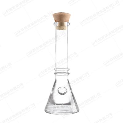 China Customized Color Tower Shape Glass Bottle for Whiskey Vodka and Spirits 750ML 700ML 500ML for sale