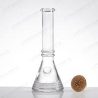 China Customized Color Tower Shape Glass Bottle for Whiskey Vodka and Spirits 750ML 700ML 500ML for sale