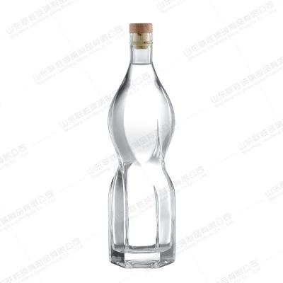 China 500ml Beverage Glass Bottle for Kombucha Screen Printing Acceptable Logo for sale