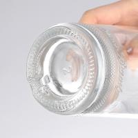 China Rubber Stopper 500ml 800ml Clear Brandy Glass Bottle for Logo Acceptable Customer's for sale