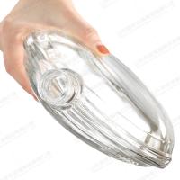China 375ml 500ml 700ml 750ml Custom All Size Glass Wine Bottle with Unique Bottom Shell Shape for sale