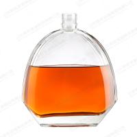 China 375ml 500ml 700ml 750ml Custom All Size Glass Wine Bottle with Unique Bottom Shell Shape for sale