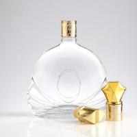 China Rubber Stopper Glass Bottle for Hot Stamping Design 200ml 375ml 500ml Spirits Vodka Gin for sale