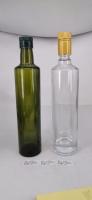 China Natural Cap 750ml 500ml 200ml Olive Oil Food Grade Glass Bottle with Cork Stopper for sale
