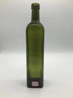 China Natural Cap 750ml 500ml 200ml Olive Oil Food Grade Glass Bottle with Cork Stopper for sale