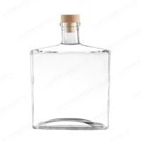 China Glass Decanter 750ml For Whiskey And Juice OEM ODM With Rubber Stopper for sale